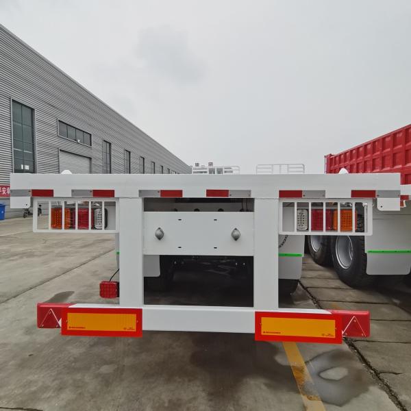 Quality 50T Load Capacity AND9400 Container Transport Flatbed Trailer Durable for sale