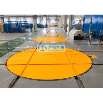 Quality 3000mm Railway Bogie Turntable Manual Operation 10 Ton for sale