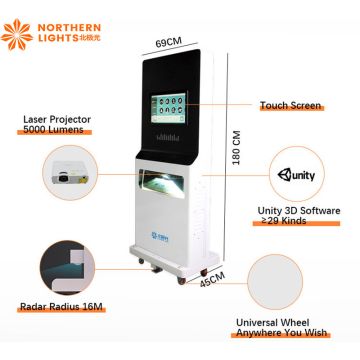 Quality Entertainment Mobile Interactive Floor Projector For Amusement Park for sale