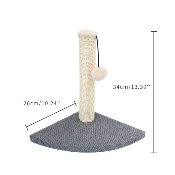 Quality OEM Eco Friendly 13.39" Fabric Cat Scratching Post for sale