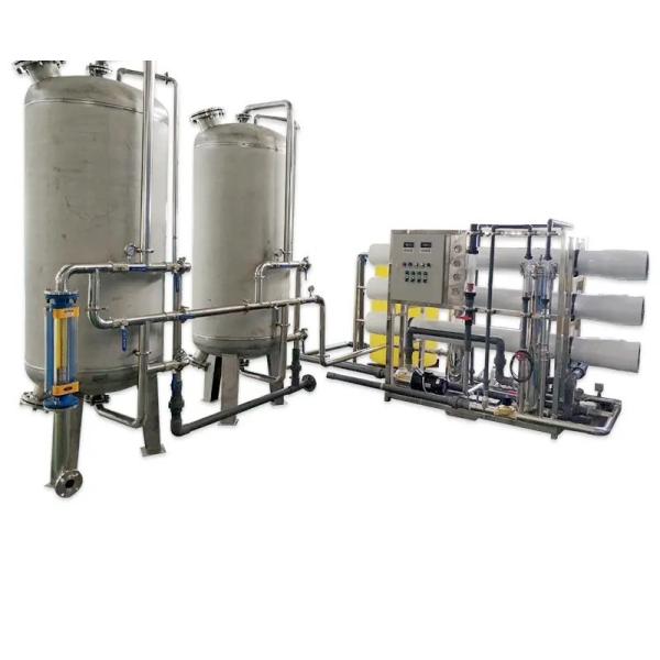 Quality 10TPH 19kW-380-415V 3xSS304 Tanks Brackish Water Reverse Osmosis Water Plant for sale