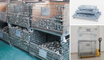 Galvanized Wire Mesh Container