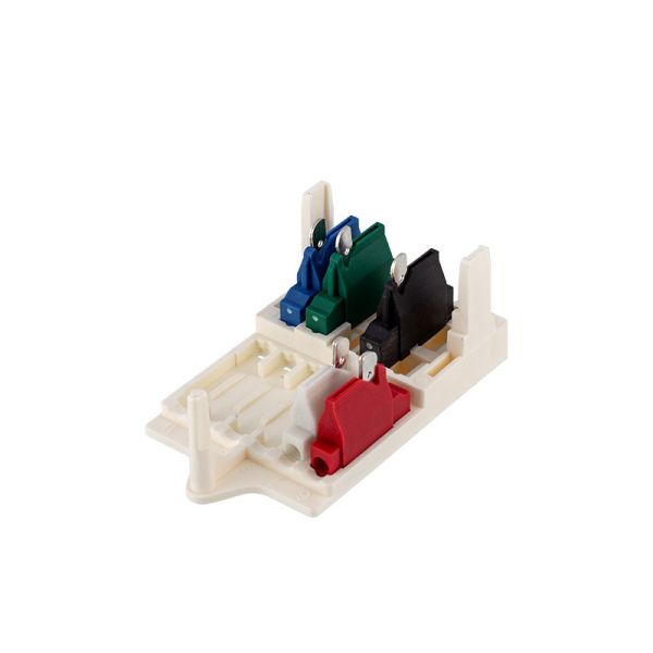 Quality Plastic Clip Type White Led Light Connectors 20mm Width LBK-07  400V for sale