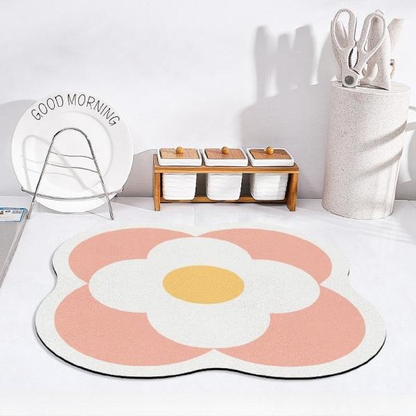 Quality Table Decration Placemat Fast-Drying Polyester Dish Drying Mat for Kitchen for sale