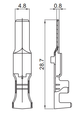 Quality Universal Automotive Wire Terminals And Connectors TS16949 Certification for sale