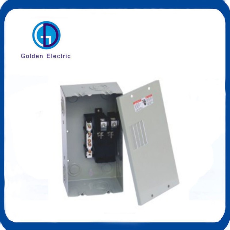 4way Single Phase Wall-Mounted Distribution Box Electrical Control MCB Load Center Panel Boards