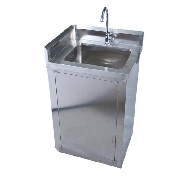 Quality 900mm Knee Operated Stainless Steel Hand Wash Basin SUS201 for sale