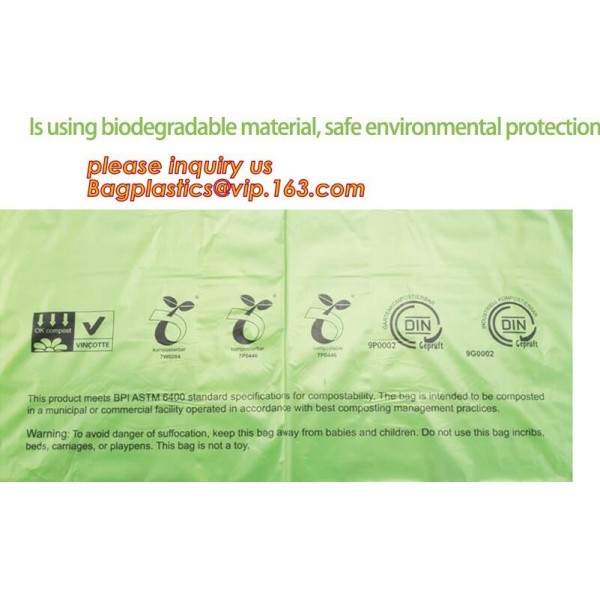 Quality 100% Environment Friendly Compostable Cornstarch Garbage Bags, composted manure for sale