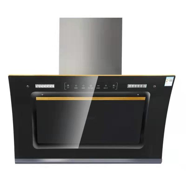 Quality Suction Island Range Hood with 200W Power and Ceiling Mounted Lampblack Machine for sale
