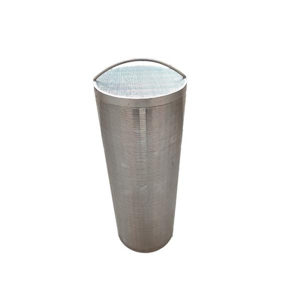 Quality 80mm Dia 460mm Length Wire Stainless Steel Mesh Filter Cartridge For Separation for sale