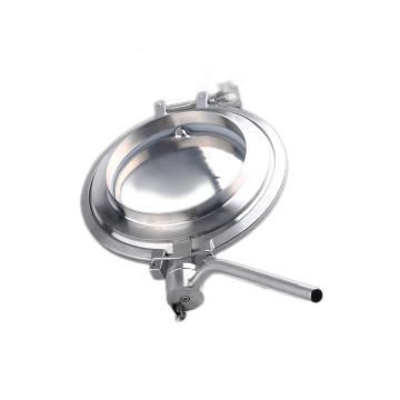Equal Stainless Steel 304 Sanitary Powder Valve Butterfly Valve