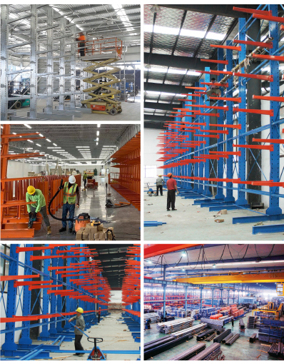 Electric Mobile Cantilever Rack System Warehouse Storage Racking Heavy ...