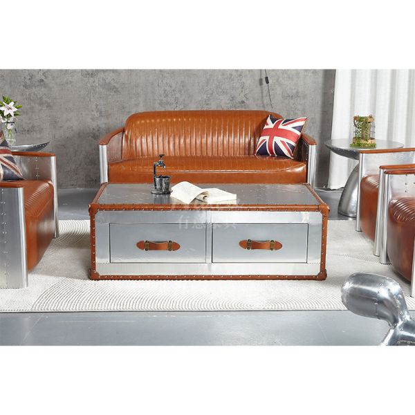 Quality Nidea #306 Designer Vintage Industrial Retro Aviator Vintage Trunk Cabinet  Lounge Personalization Pub Club Studio Furniture Luxury for sale