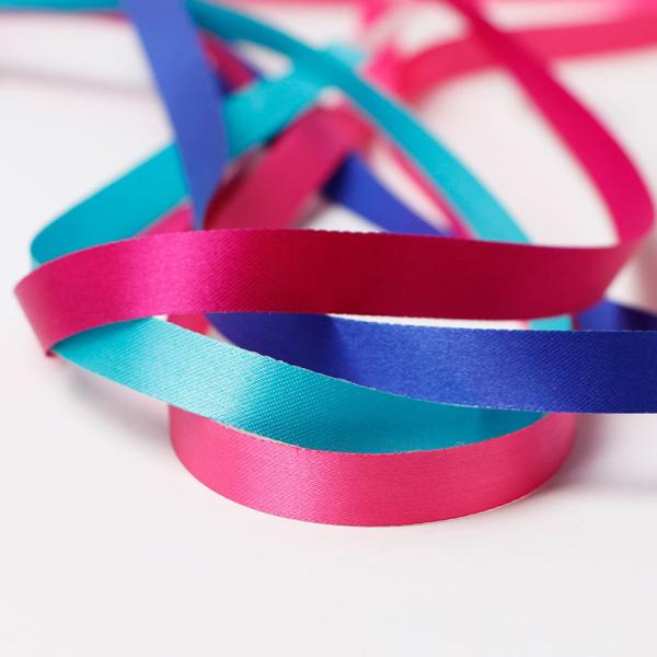 Quality MSD Free Sample Cut Embossed Edge Satin Ribbon for Box Packaging Party for sale