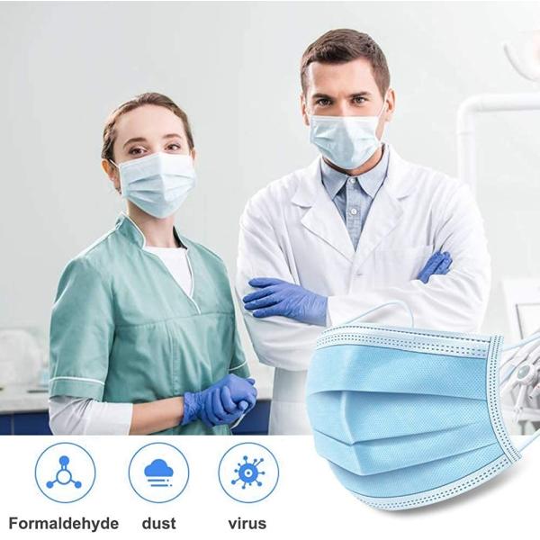 Quality Effective Protection Non Woven Fabric Mask Soft Skin Friendly Not Stuffy for sale