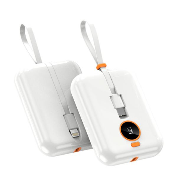 Quality Type C Output Interface Portable 10000mAh Power Bank for Outdoor Charging and for sale