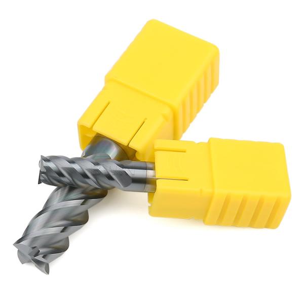 Quality 60 Degrees Carbide Flat End Mill Coated HRC60 Steel Milling Cutter for sale