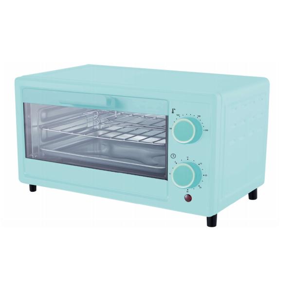 Quality Green 800W Automatic Electric Oven CB Certification With Alumilized Bake Pan for sale