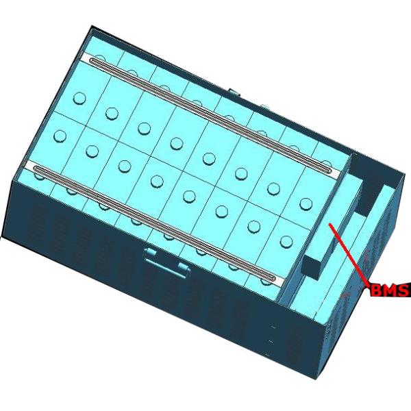 Quality UPS 48V Lithium Battery Pack 600Ah 30720Wh 16S6P Overcurrent Protect for sale