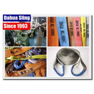 Quality Large Capacity Glass Lifting Slings , Strong Crain Weight Lifting Belt 2 Ton for sale