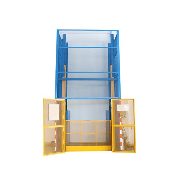 Quality 5T Electric Small Goods Elevator Guide Rail Warehouse Freight Elevator for sale