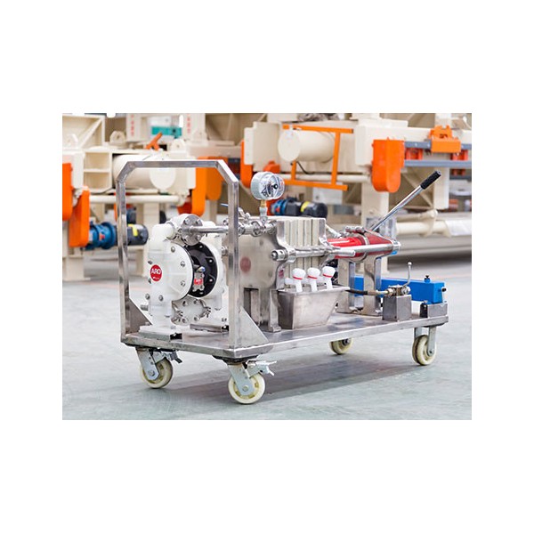 Quality Membrane Plate Filter Press For Clay High Pressure Portable Small Test SS304 for sale