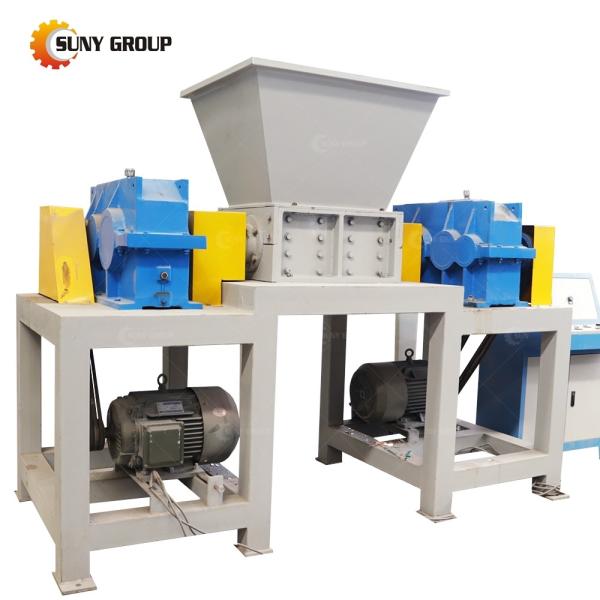 Quality Double Shaft Shredder Metal Crusher Machine For Scrap Metal Processing Facility for sale