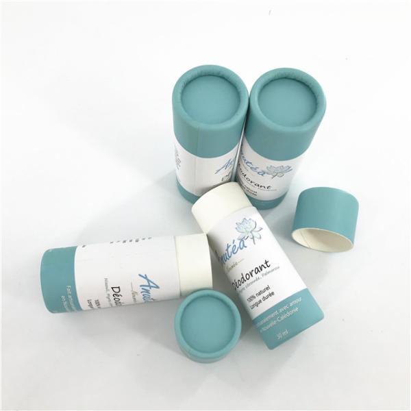 Quality Custom Printing Deodorant Push Up Tubes Biodegradable Packaging For Body Balm for sale