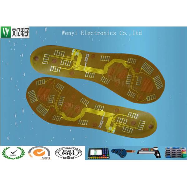 Quality 0.5 OZ Sink Gold 1mm Pitch FPC Flexible Printed Circuit , Foot Massage Use Flex for sale