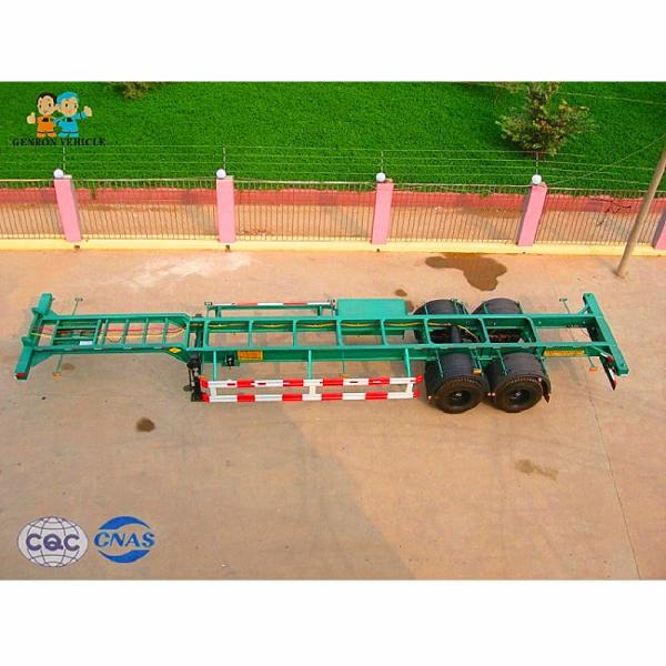 Quality Steel Q345B Skeletal 3 Axles 40ft Container Carrier Trailer for sale
