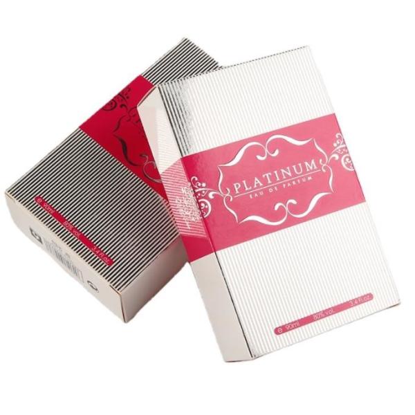 Quality 500pcs Offset Printing Cardboard Perfume Box , Debossing Cosmetics Packaging Box for sale