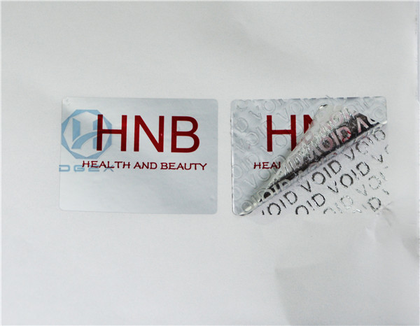 Quality One Time Use Custom Void Open Security Label PET Tamper Evident Label Sticker for sale