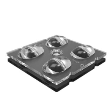 Quality Multipurpose 5050 Street Light Lens Model , Scratch Resistance Square LED Lens for sale