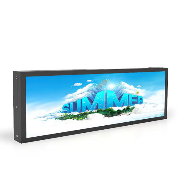 Quality Wifi Android Ultrawide LCD Panel Wall Mount For Indoor Advertising for sale