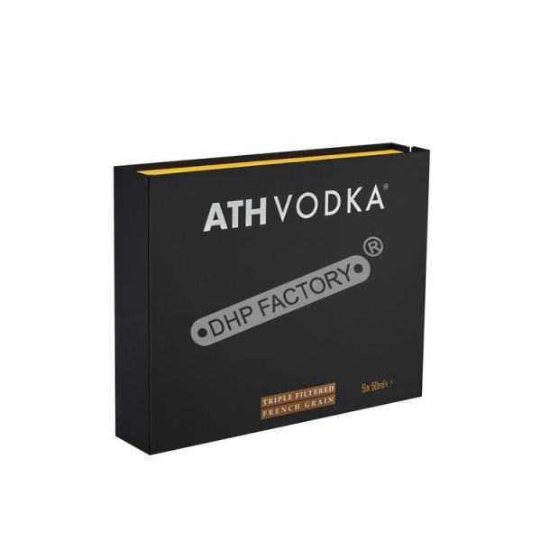 Quality Sleek Design Custom Rigid Gift Boxes With Sliver Foil Satmping Logo for sale