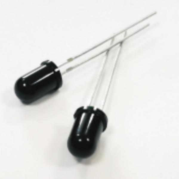 Quality F5 Infrared 32V Plastic Sealed Receiving Tube Black Color Lens 700-1100nm IR Dip 5mm LED Diode for sale