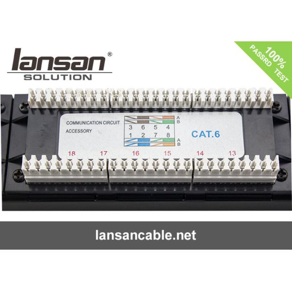 Quality 24 Port Staggered UTP Network Ethernet Patch Panel for sale