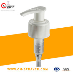 Quality Gold White Hand Lotion Pump Dispenser Ribbed 1.3cc for sale