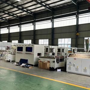 Quality 110kw 50-200mm Plastic Extrusion Panel Wall Ceiling Production Line PVC Panel for sale
