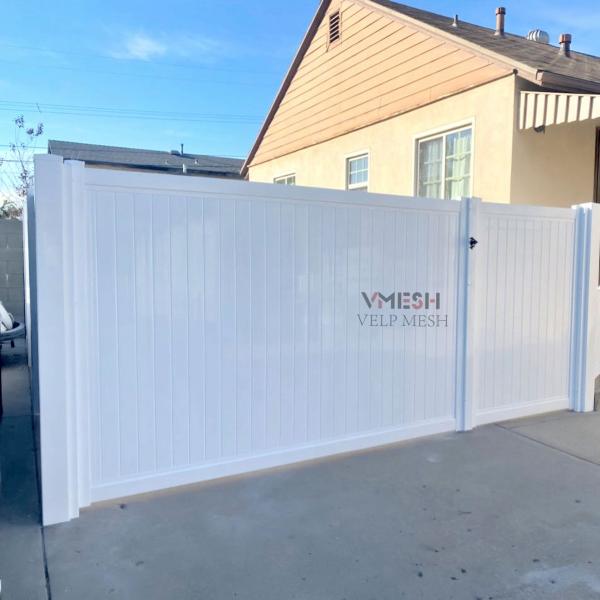 Quality Garden Outdoor White PVC Plastic Vinyl Privacy Fencing for sale