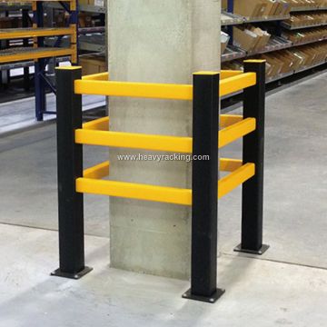 Quality Building Post Safety Barrier Polygon Anti-Collision Guardrails Warehouse Safety for sale
