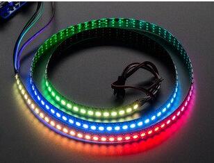 5VDC IP67 Black FPC Digital LED Strip lights with 32LEDs / m and 32pixels /m