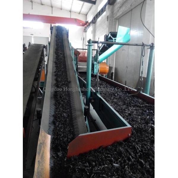 Quality semi-automatic waste tire recycling plant / tire recycling line / waste tire recycling machine for sale