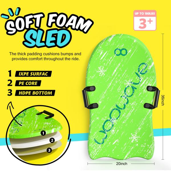 Quality Custom Logo Snow Sleds for Unforgettable Outdoor Experiences from Woowave for sale