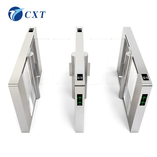 Quality Anti Pinch Customs Acrylic Swing Barrier Gate Slim Speed Gate Turnstile 119 for sale