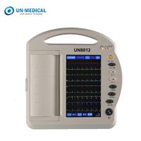 Quality 4.3 Inch 12 Lead ECG Monitor Hospital Rechargeable Li Battery Powered for sale