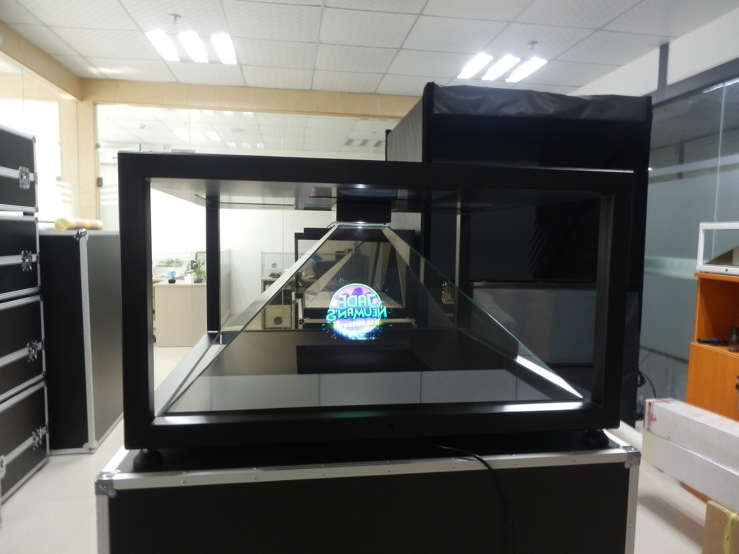 Quality Full HD 3D Holographic Display Large 200x200cm For Shopping Mall for sale