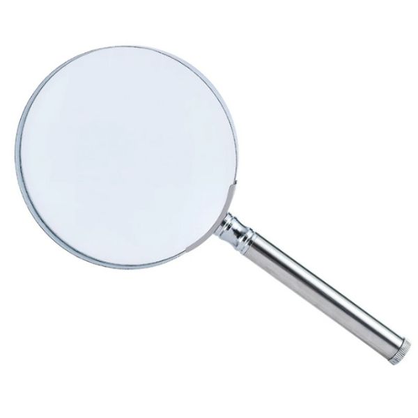 Quality Metal 75mm 3 Times Portable Metal Handle Reading Glasses Handheld Magnifying Glass for sale