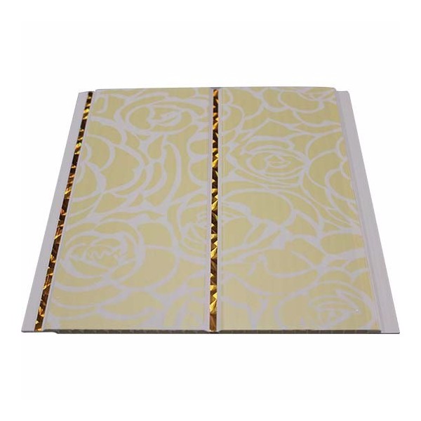Quality High Glossy PVC Wall Ceiling Panel 250mm Width Board Transfer Printing for sale