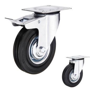 Quality 352lbs Capacity Solid Rubber Casters for sale